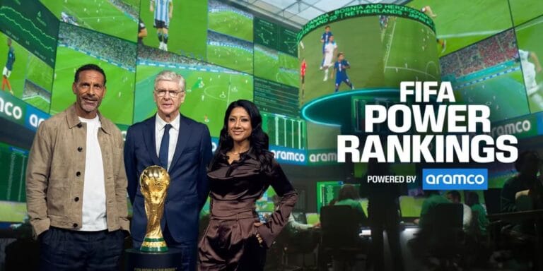 Com patrocínio da Aramco, Fifa lança ranking para classificar melhores ...